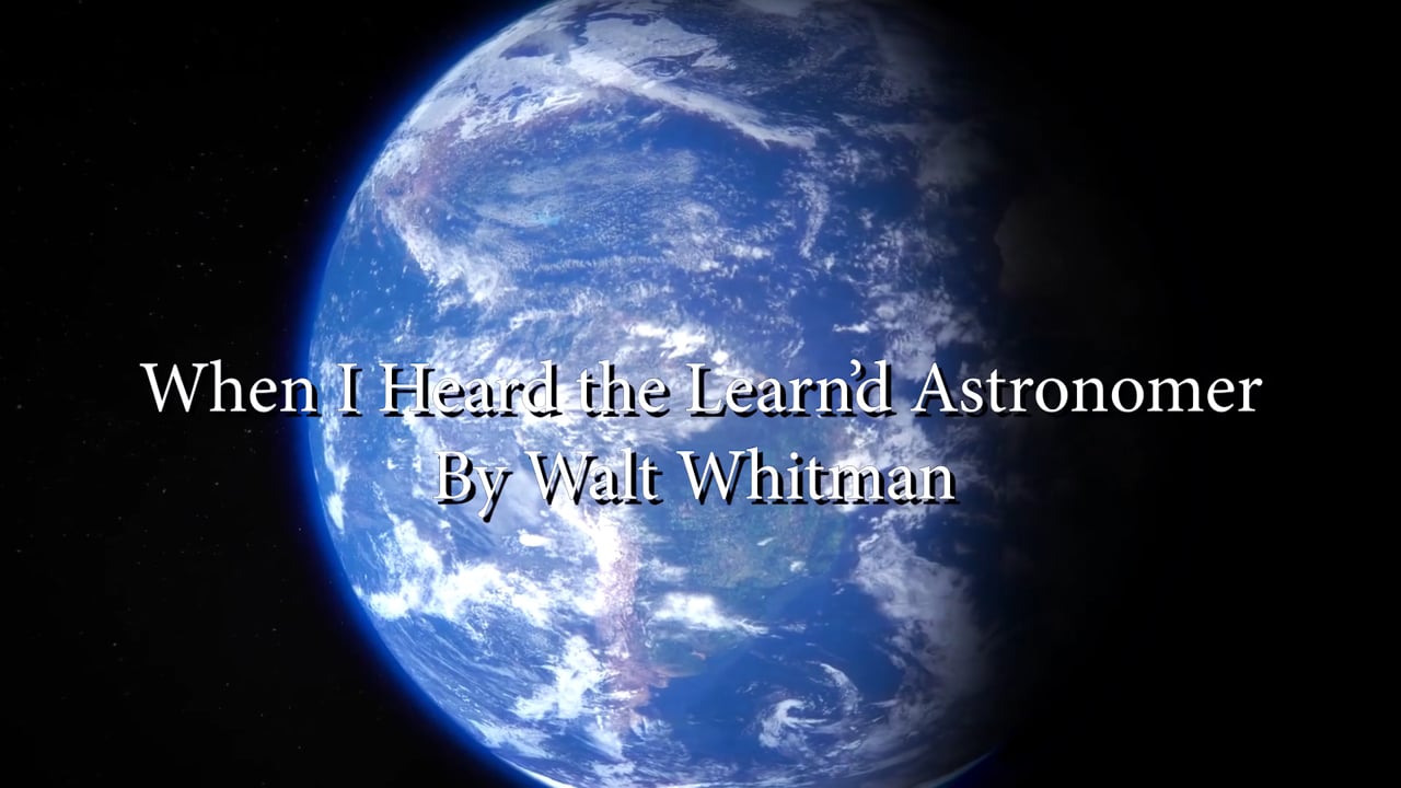 When I Heard The Learn'd Astronomer Walt Whitman - BasicsGuide.